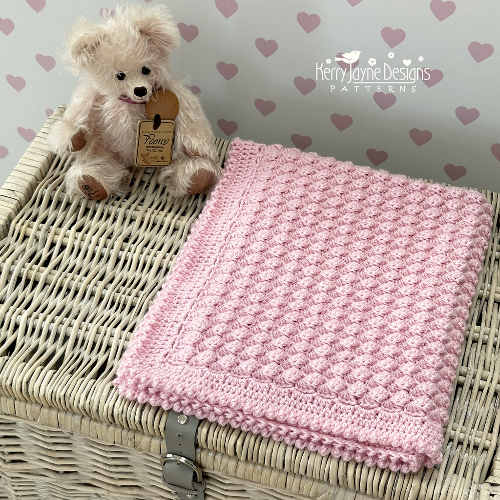 Bridgerton Blanket Crochet Pattern USA – Kerry Jayne Designs Ltd