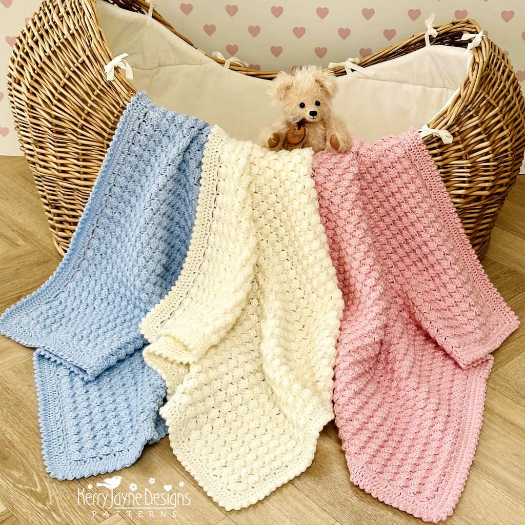 Bridgerton Blanket Crochet Pattern USA – Kerry Jayne Designs Ltd