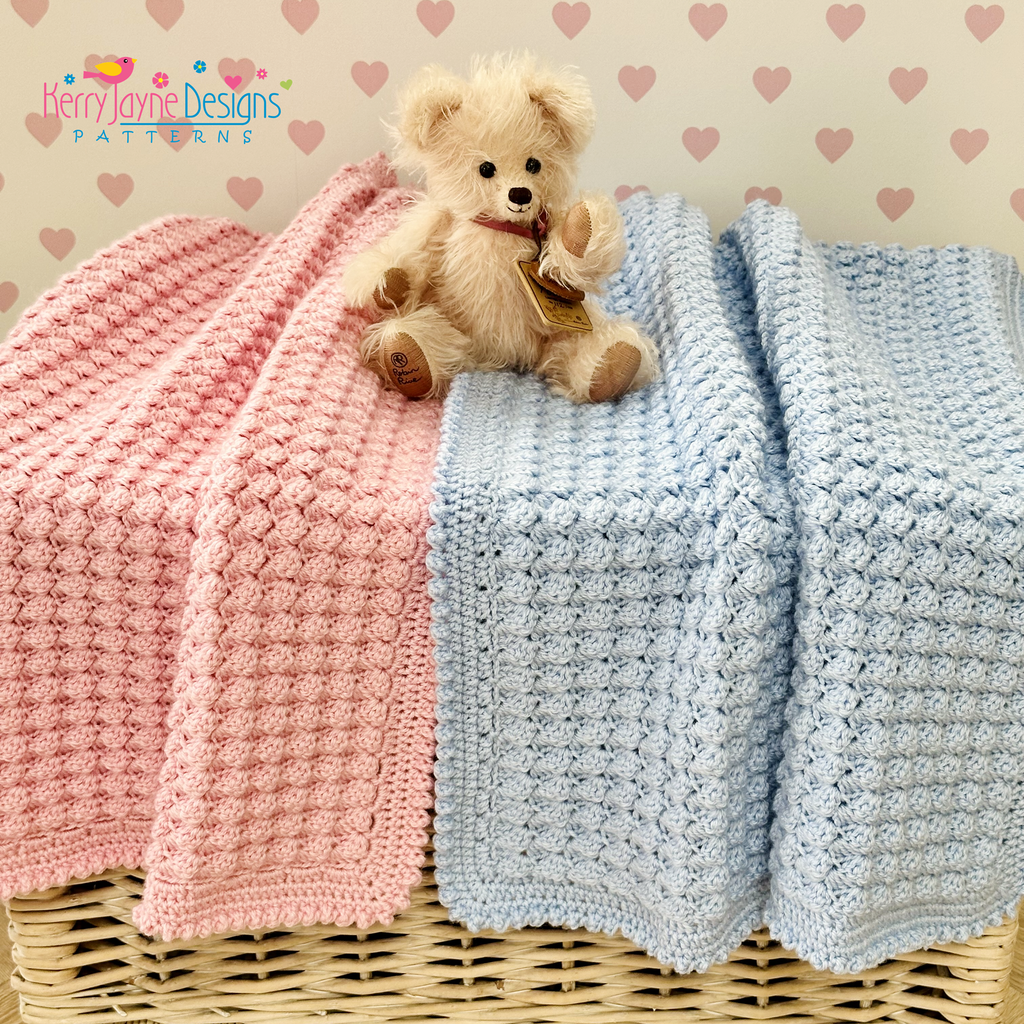 Bridgerton Blanket Crochet Pattern USA – Kerry Jayne Designs Ltd