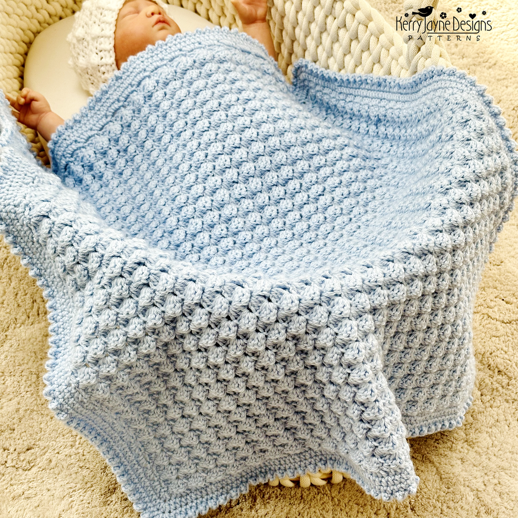 Bridgerton Blanket Crochet Pattern USA – Kerry Jayne Designs Ltd