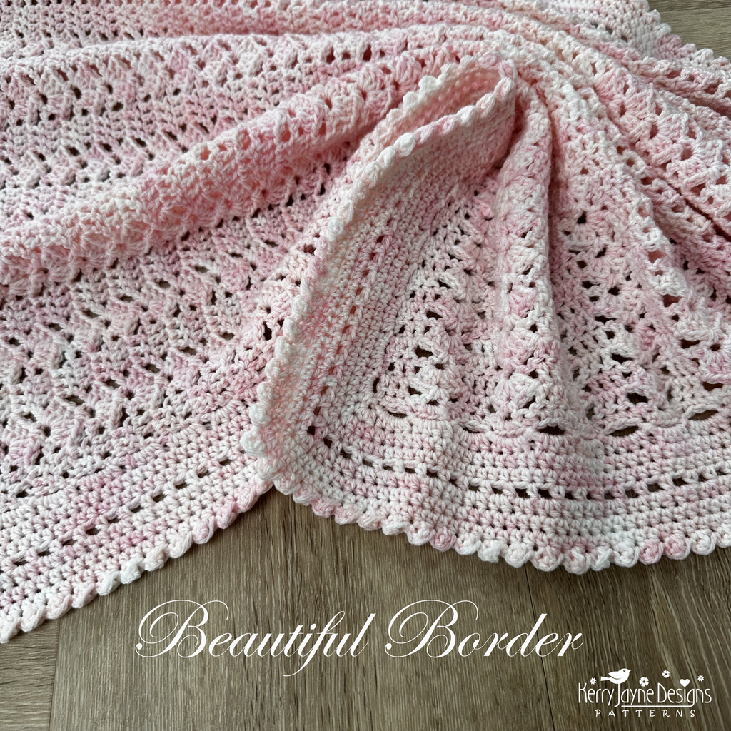 Queen Charlotte Blanket and Bonnet Crochet Pattern UK – Kerry Jayne ...