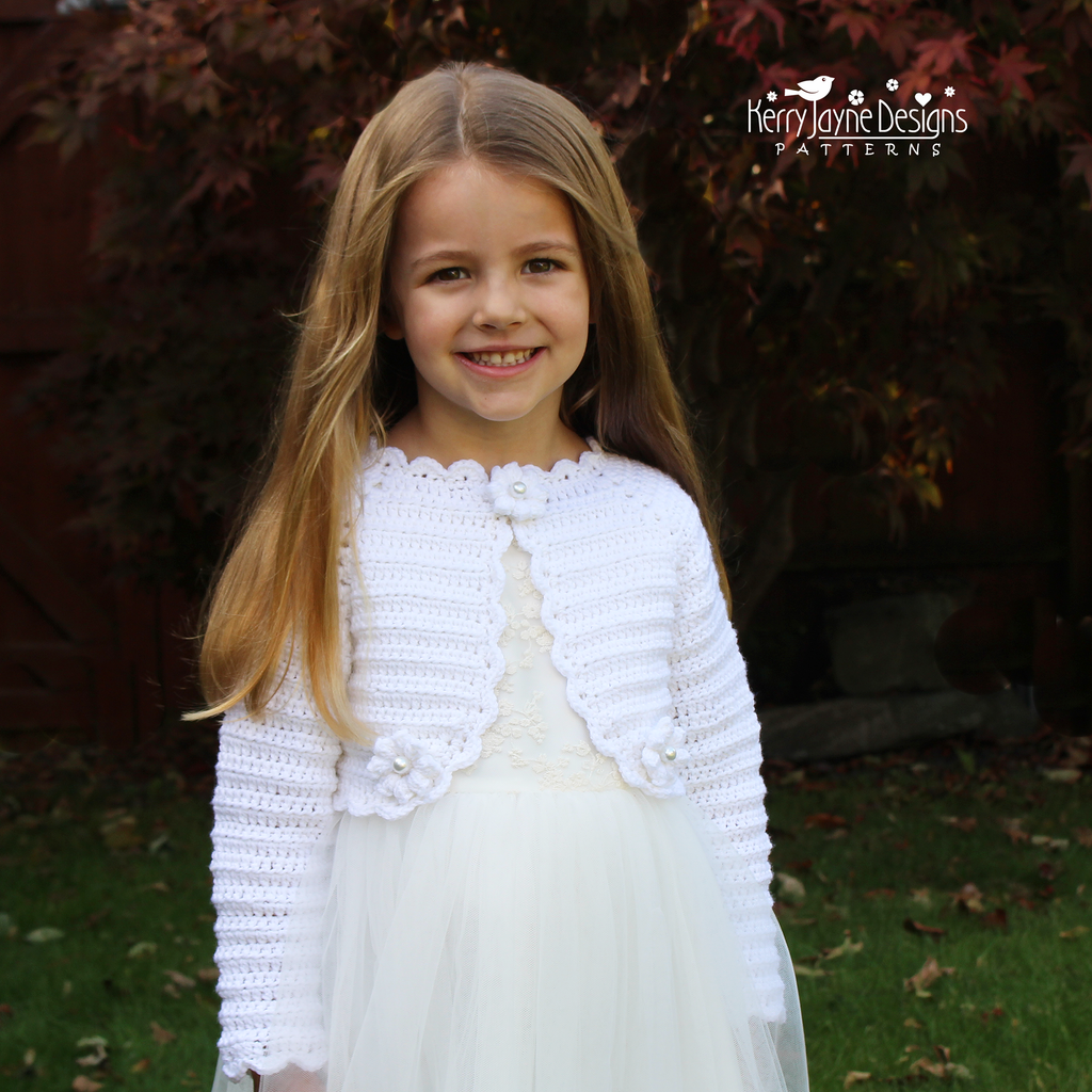 Lets Go Party Shrug Crochet Pattern USA – Kerry Jayne Designs Ltd