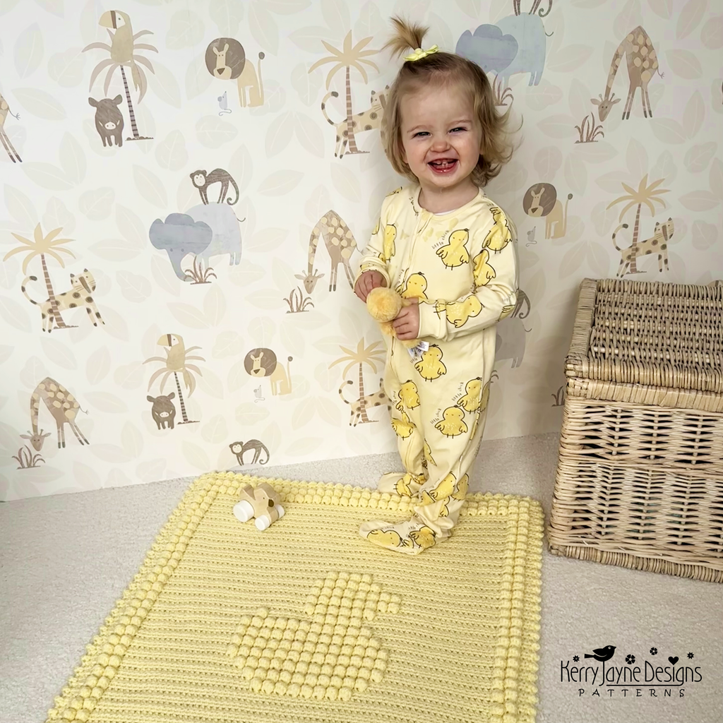 One Little Duck Blanket Crochet Pattern UK – Kerry Jayne Designs Ltd