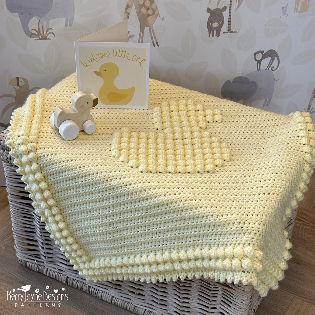One Little Duck Blanket Crochet Pattern UK – Kerry Jayne Designs Ltd