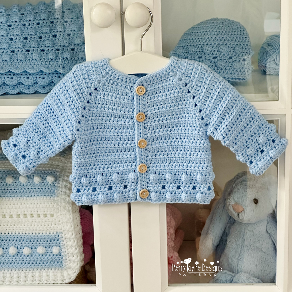 PEEK-A-BOO CARDIGAN CROCHET PATTERN UK – Kerry Jayne Designs Ltd