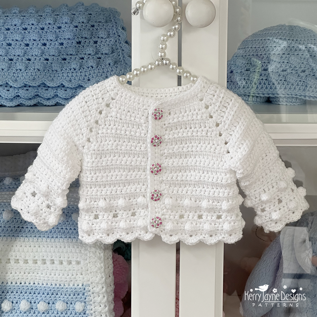 PEEK-A-BOO CARDIGAN CROCHET PATTERN UK – Kerry Jayne Designs Ltd