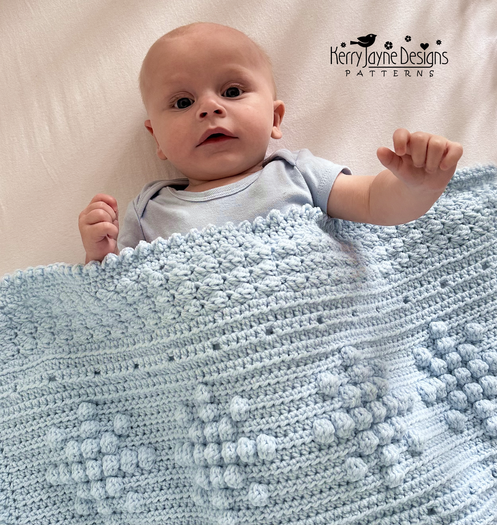Snowflake Sampler Baby Blanket and Throw Crochet Pattern USA – Kerry ...
