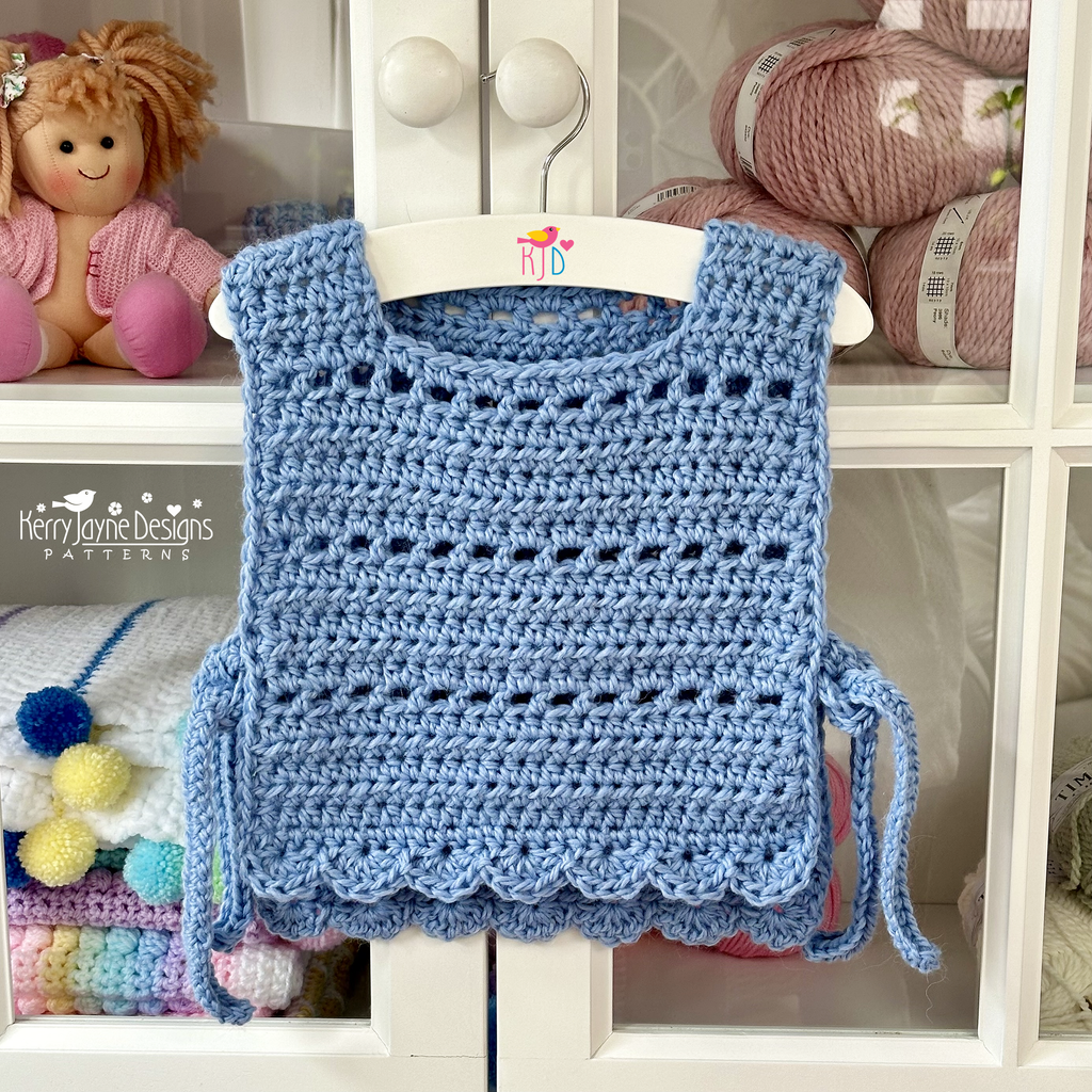 The Tabard Tank Top Crochet Pattern UK – Kerry Jayne Designs Ltd