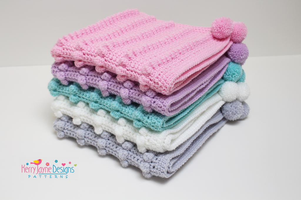 Beginners Bobble Blanket Pattern UK – Kerry Jayne Designs Ltd