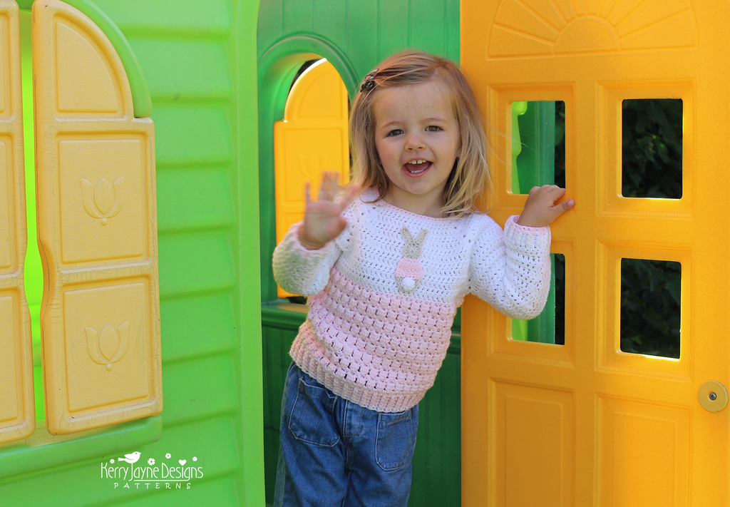 Bobtail Jumper Crochet Pattern USA – Kerry Jayne Designs Ltd