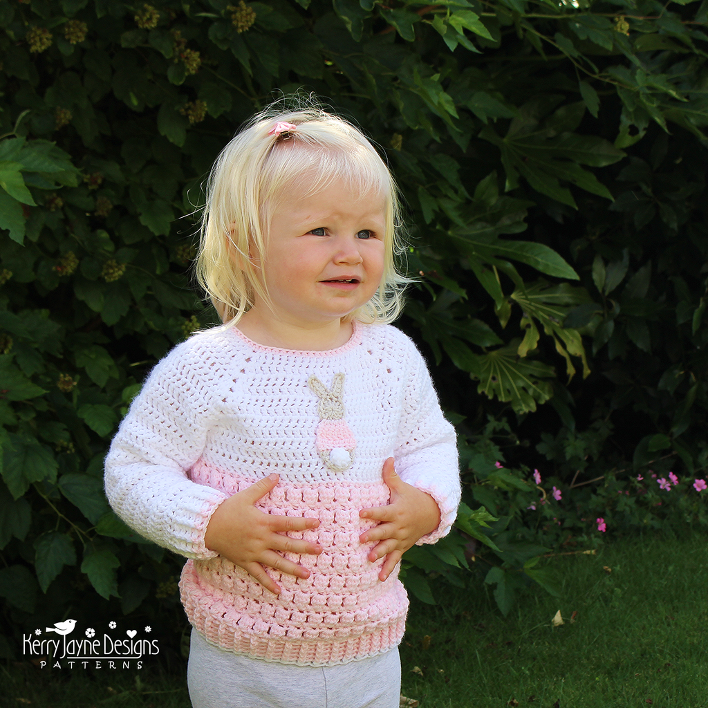 Bobtail Jumper Crochet Pattern UK – Kerry Jayne Designs Ltd