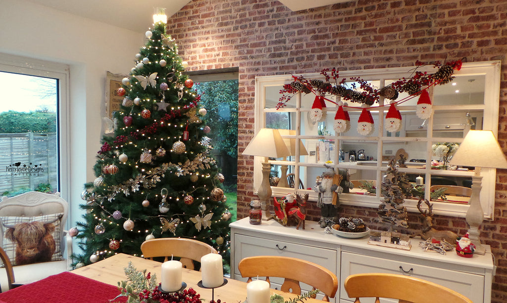 Santa Bunting Crochet Pattern USA – Kerry Jayne Designs Ltd