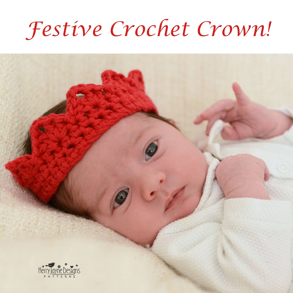 Crochet Crown Pattern UK – Kerry Jayne Designs Ltd
