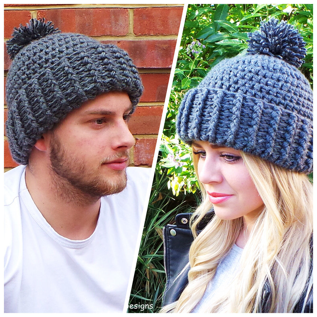 Hard Rock Hat Crochet Pattern USA – Kerry Jayne Designs Ltd
