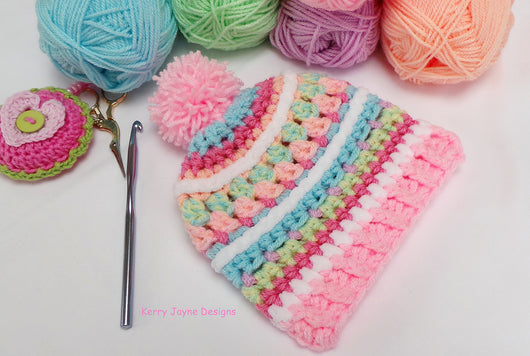 Inca hat and Neck warmer Crochet Pattern USA – Kerry Jayne Designs Ltd