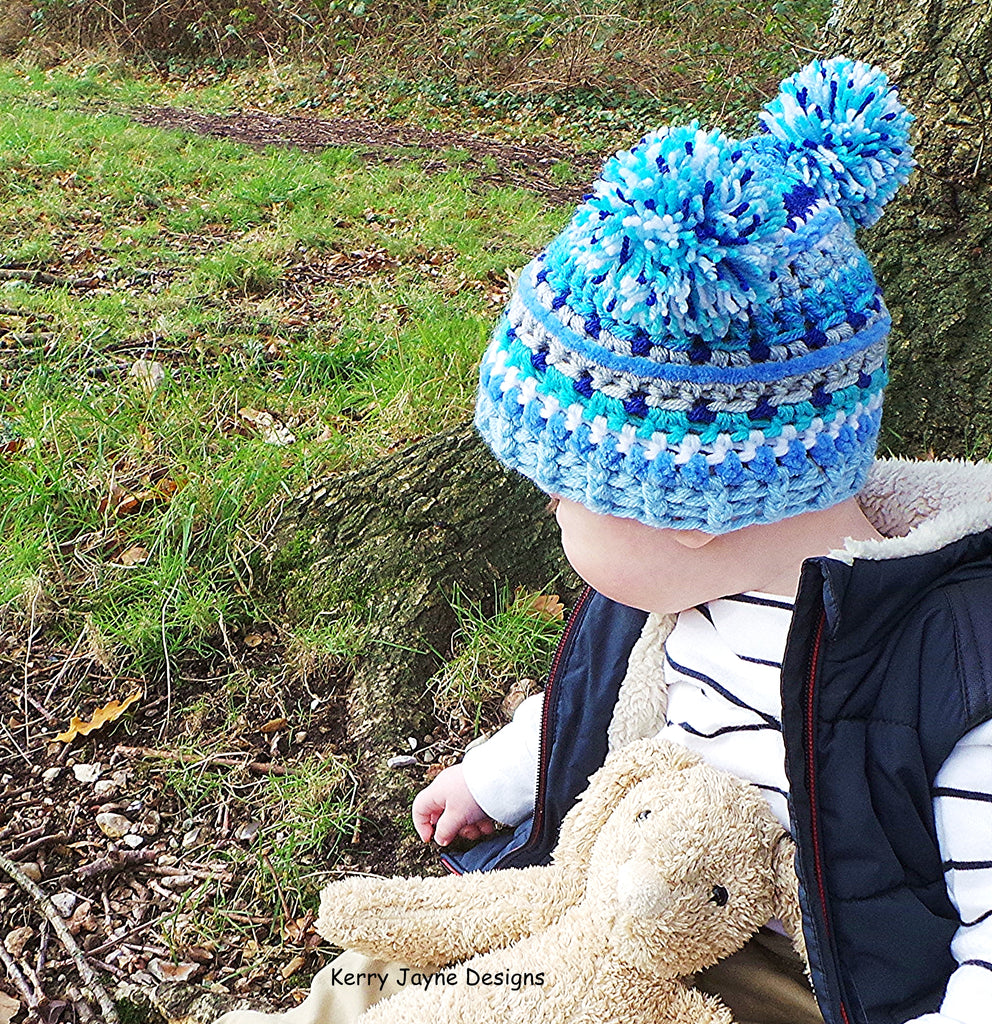 Inca hat and Neck warmer Crochet Pattern USA – Kerry Jayne Designs Ltd