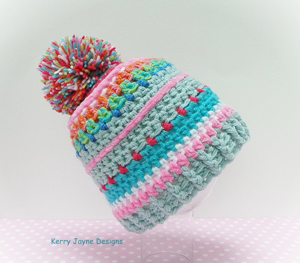 Inca hat and Neck warmer Crochet Pattern USA – Kerry Jayne Designs Ltd