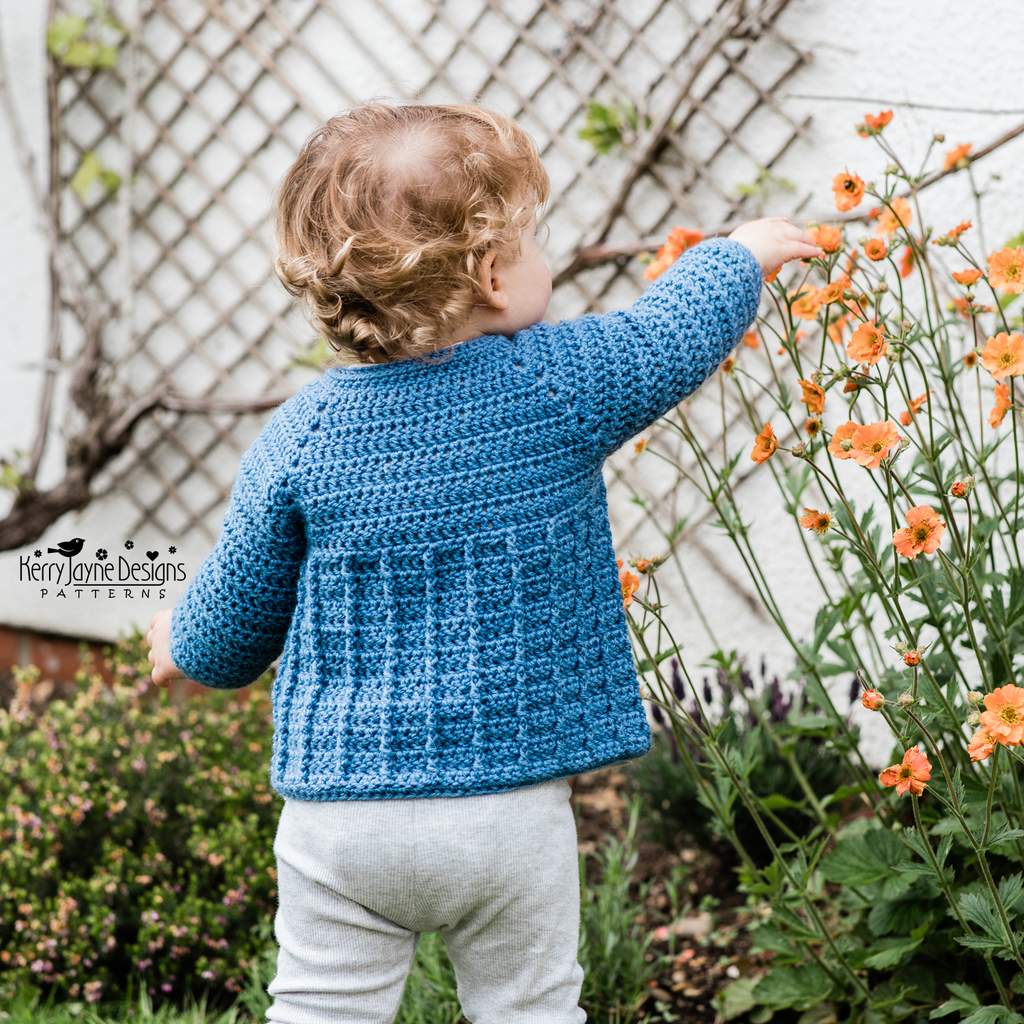 Little Ridge Cardie Crochet Pattern UK – Kerry Jayne Designs Ltd