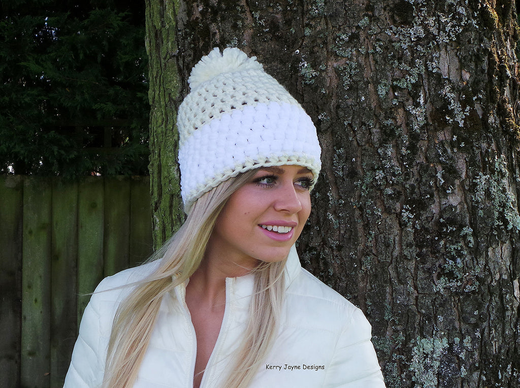 Nordic Snow Hat Crochet Pattern USA – Kerry Jayne Designs Ltd