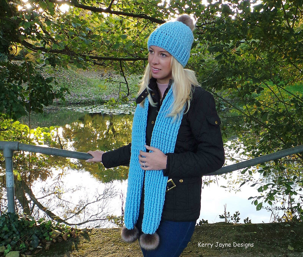 Oslo Hat and Cowl Crochet Pattern USA – Kerry Jayne Designs Ltd