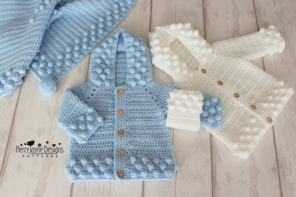Puff Perfection Hoodie Crochet Pattern UK – Kerry Jayne Designs Ltd