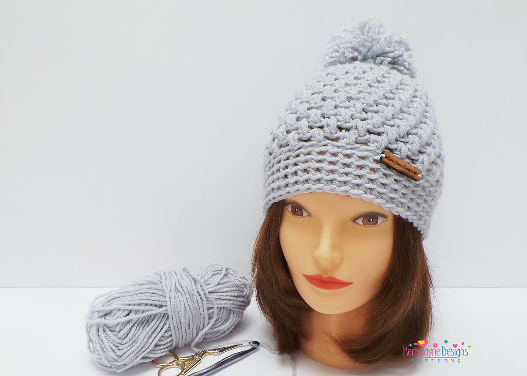 Rocky Ridge Hat and Cowl Crochet Pattern USA – Kerry Jayne Designs Ltd