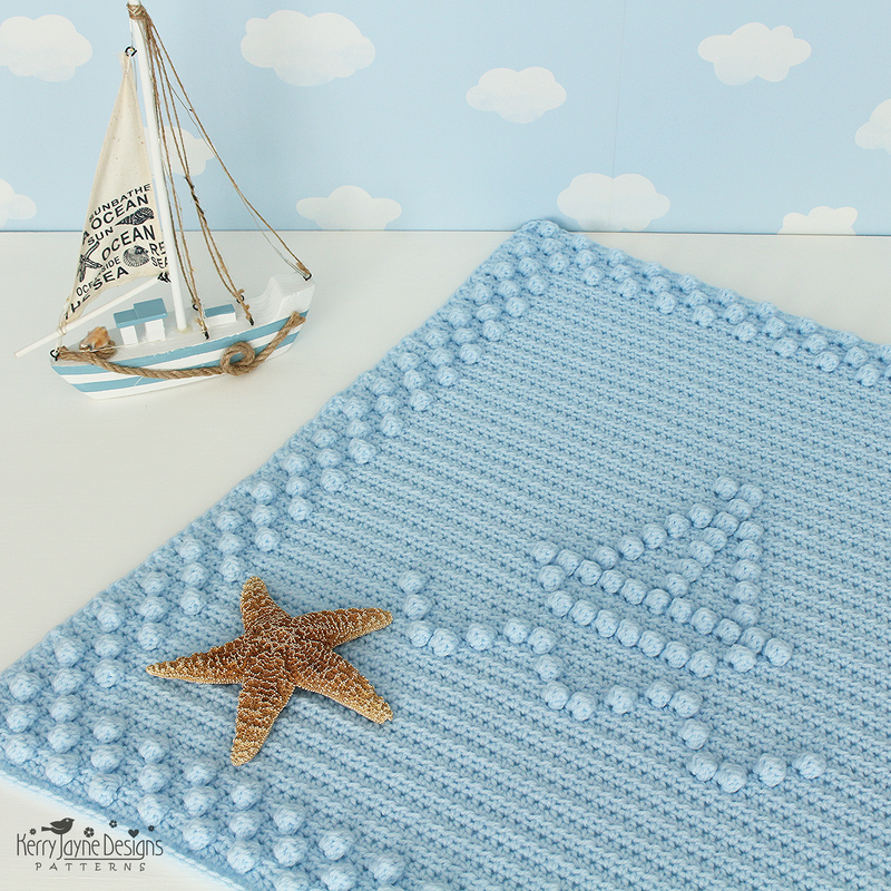 Ship Ahoy Bobble Blanket Crochet Pattern - UK – Kerry Jayne Designs Ltd